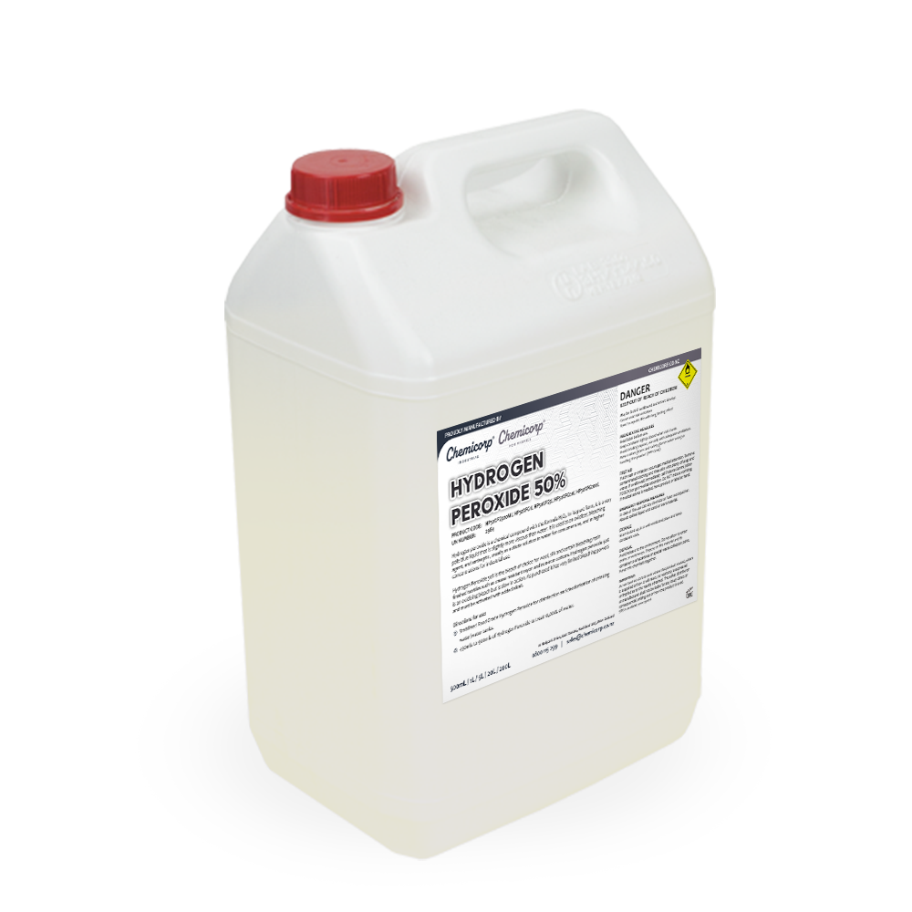 Hydrogen Peroxide 50% - 5L - Products | Chemicorp New Zealand
