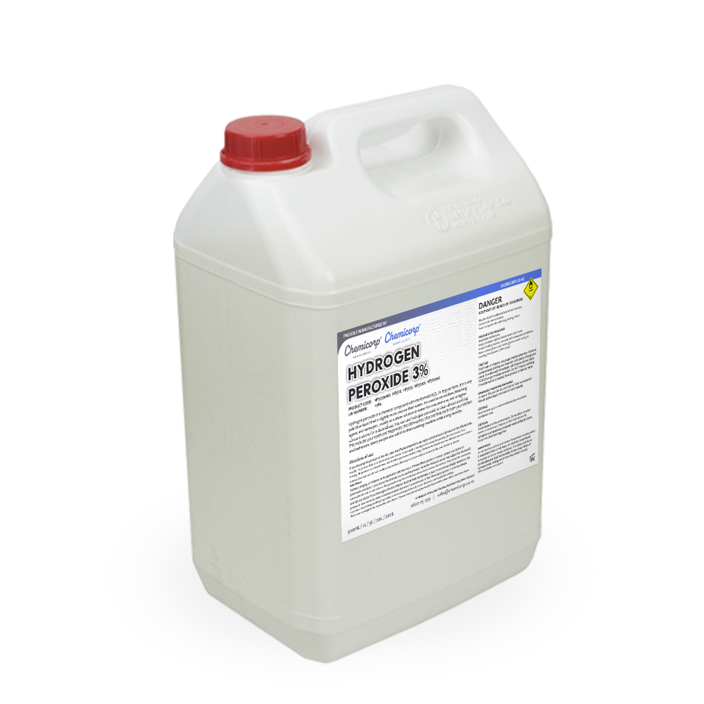 Hydrogen Peroxide 3% - 5L - Products | Chemicorp New Zealand