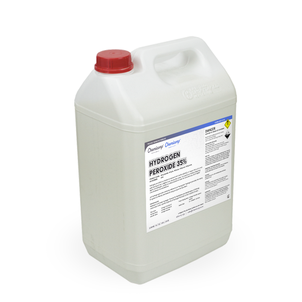 Hydrogen Peroxide 35% - 5L - Products | Chemicorp New Zealand