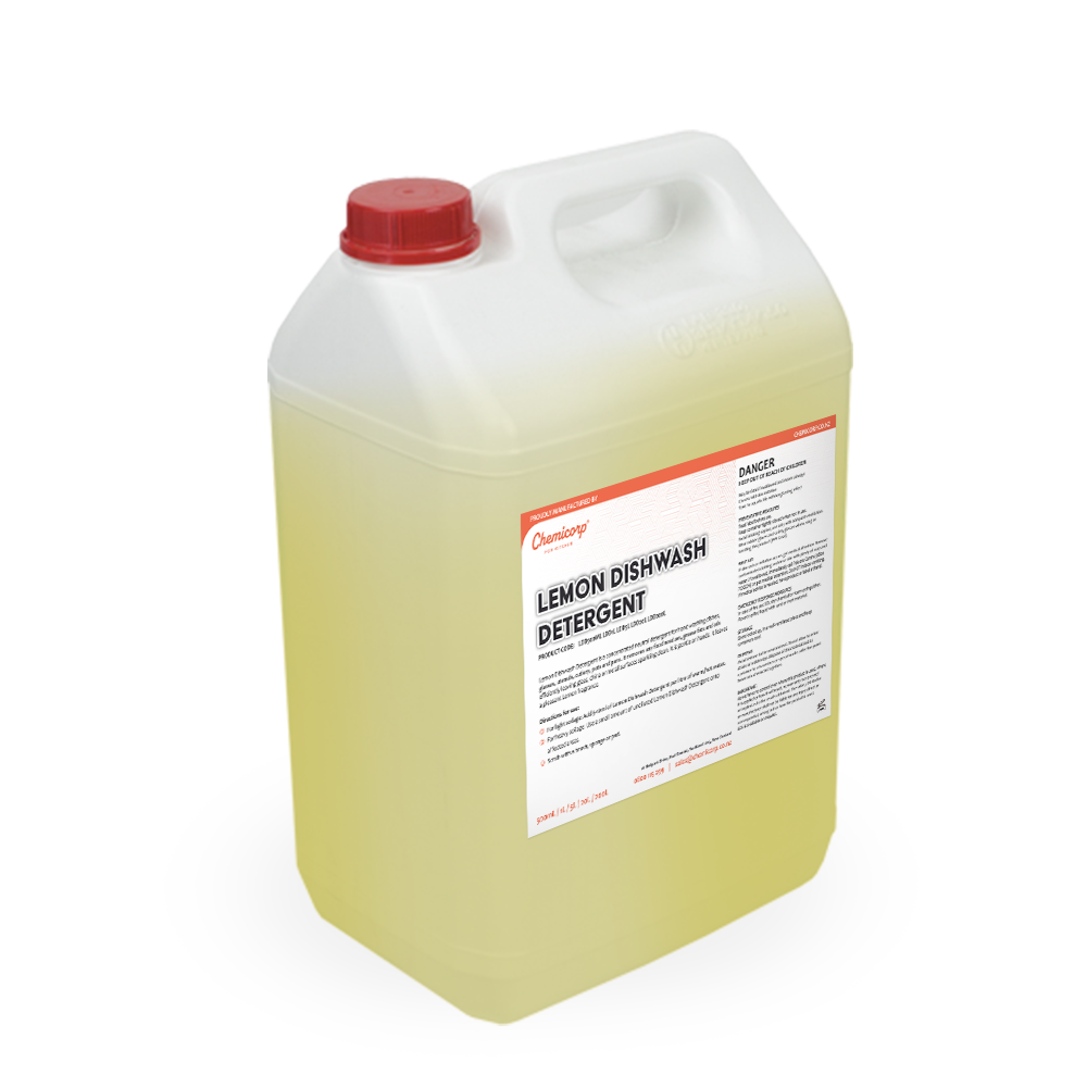 Lemon Dishwash Detergent - 5L - Products | Chemicorp New Zealand