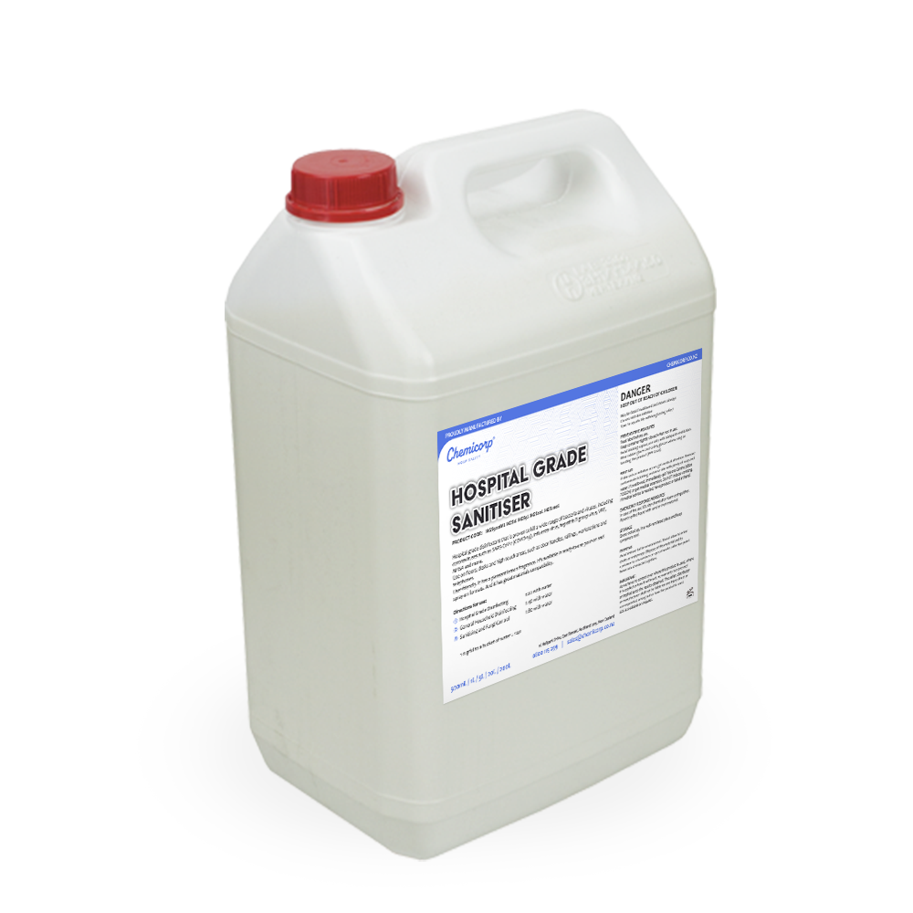Hospital Grade Sanitiser - 5L - Products | Chemicorp New Zealand