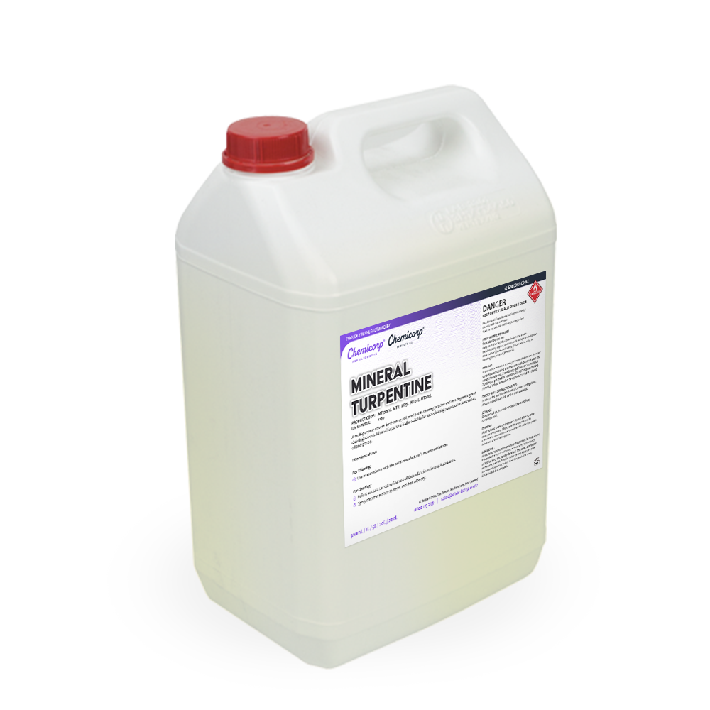 Mineral Turpentine - 5L - Products | Chemicorp New Zealand