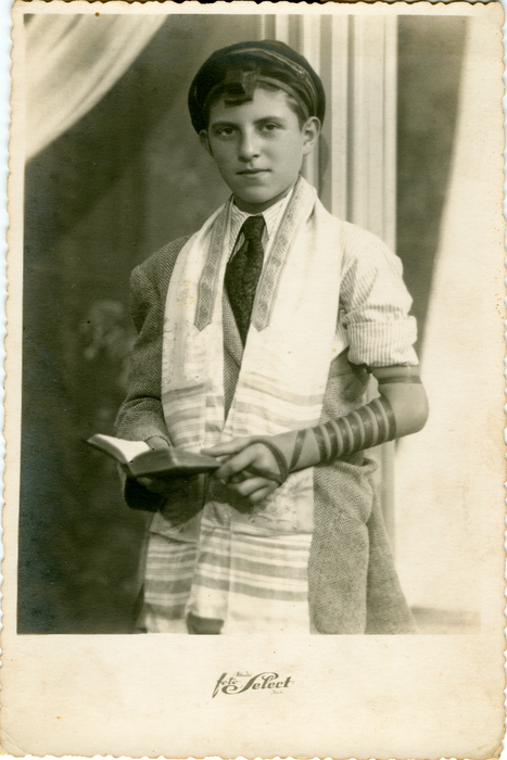 Avram Scheinfeld at his bar mitzvah | The National Library of Israel ...