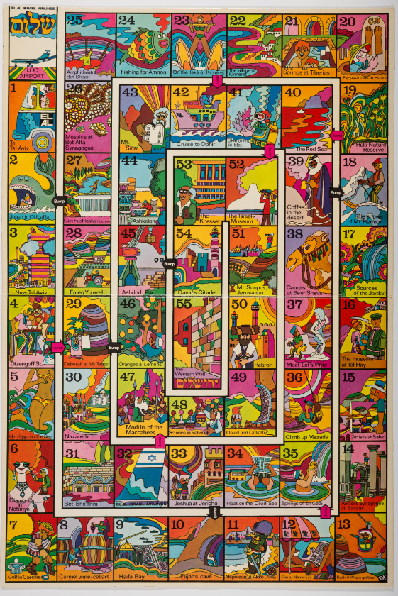 A Board Game by El Al Poster | Curate & Create