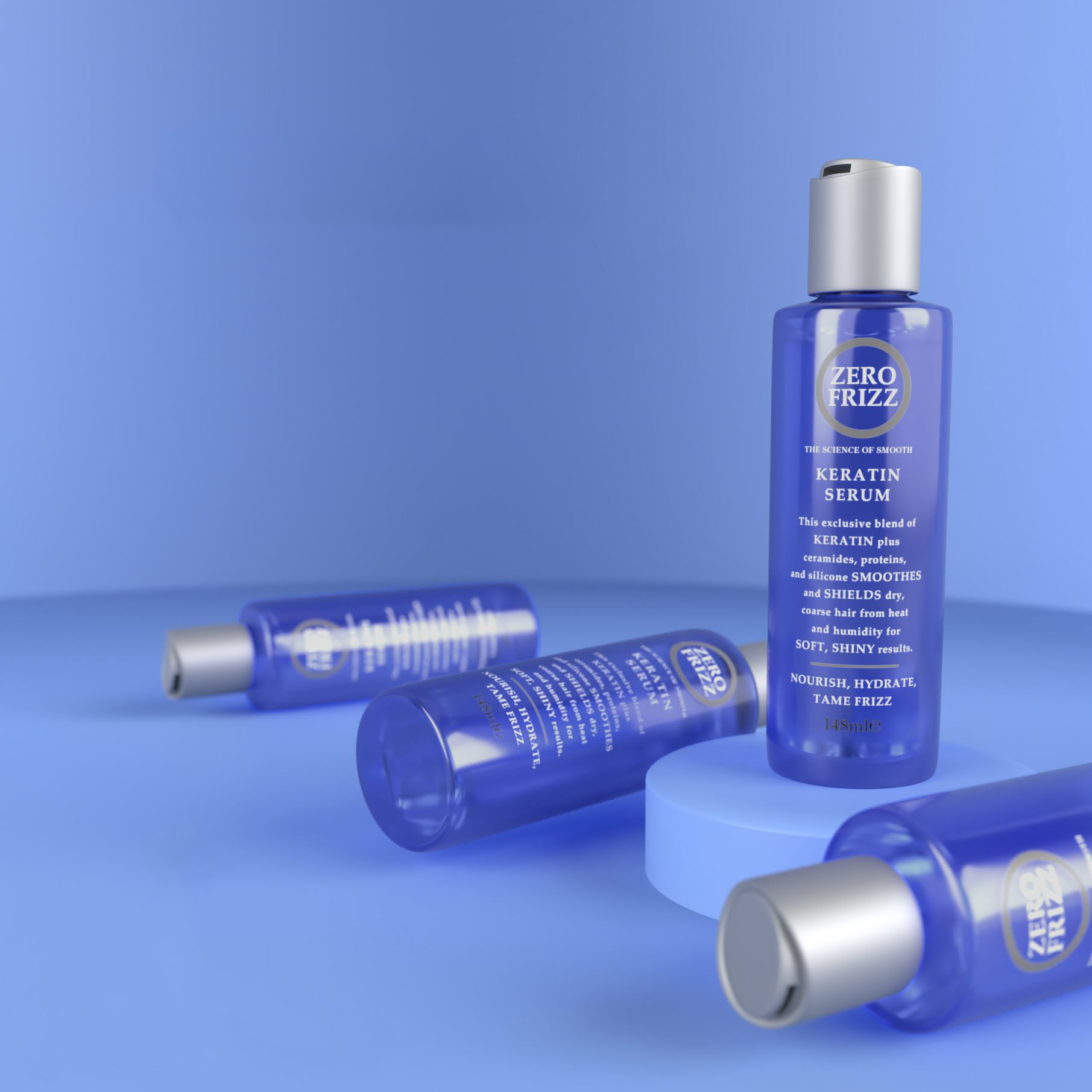 Zero Frizz – Instantly Silky, Smooth Hair