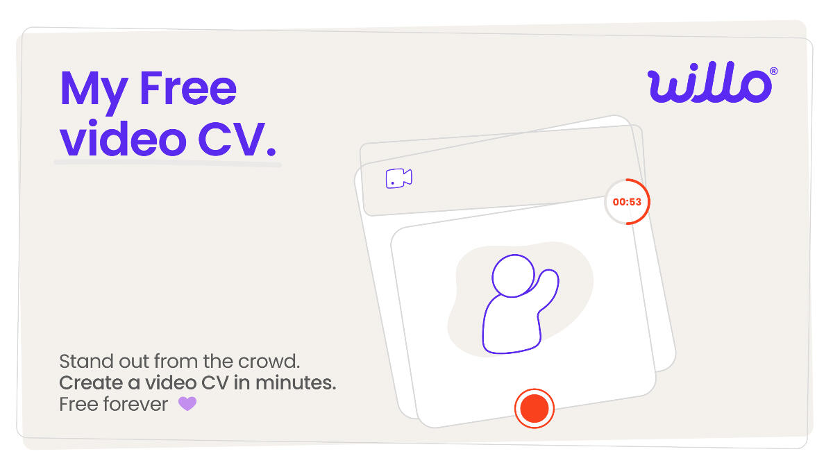Free Video CV Maker | Powered by Willo