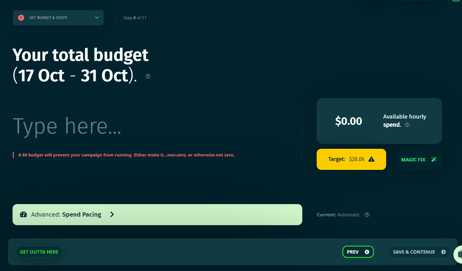 [Campaign Setup] Budget & Pacing | CAASie.co USA Courses