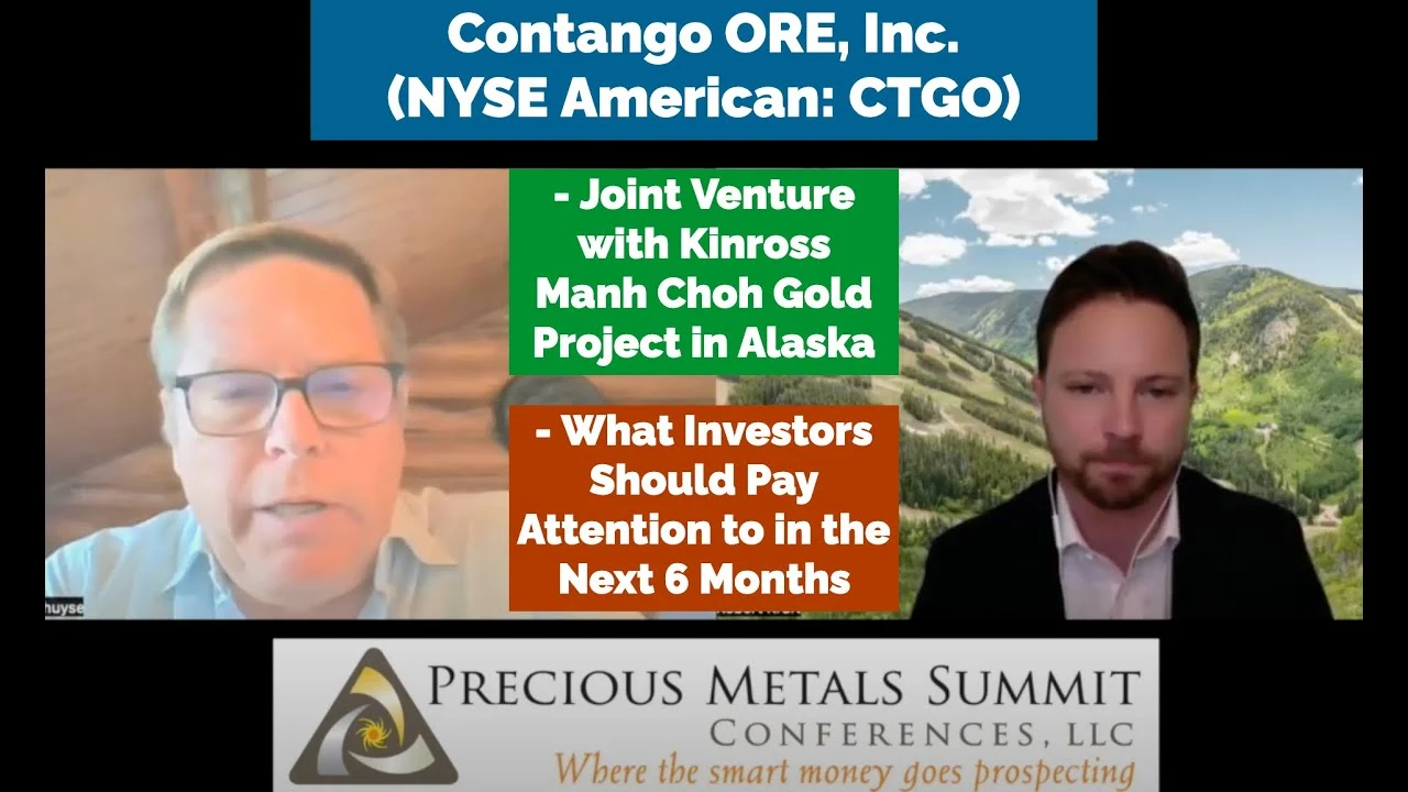 Contango ORE Discusses Joint Venture with Kinross Manh Choh Gold ...