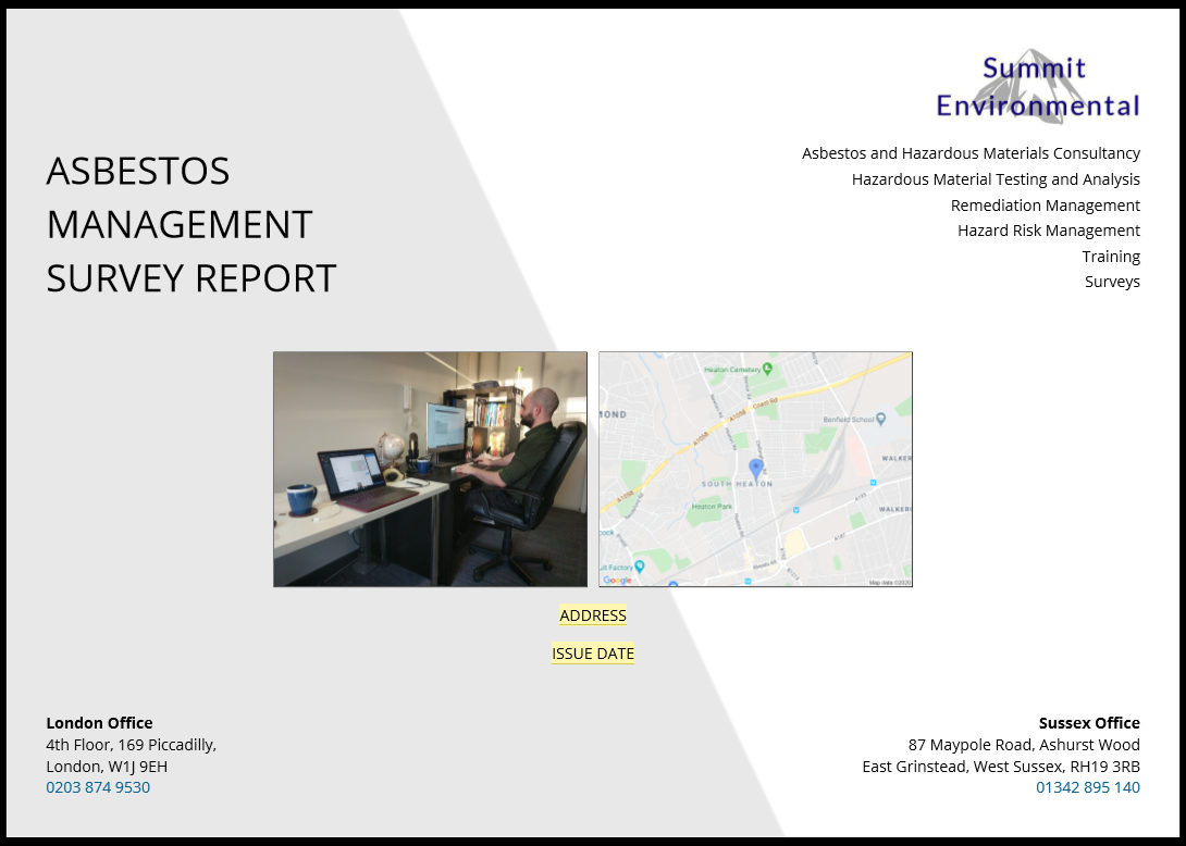 Asbestos Survey Template Customisation - Flow Mobile Surveying