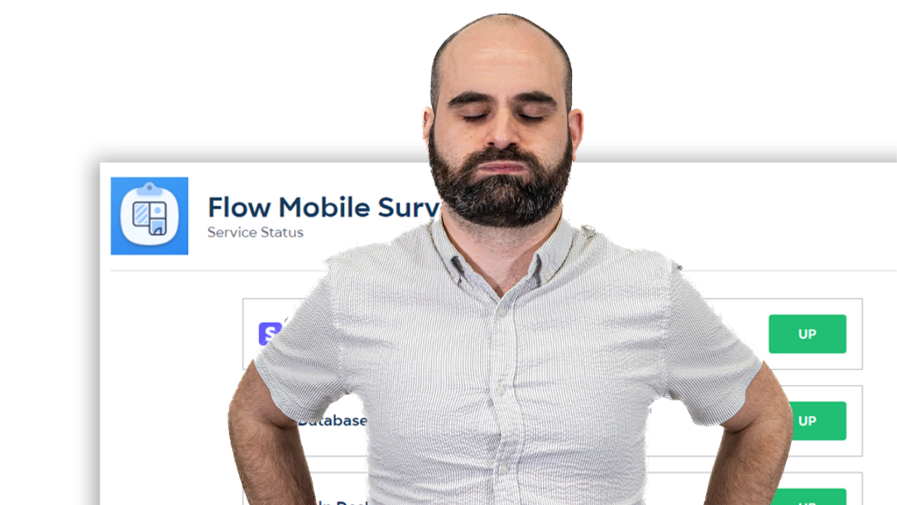 Checking the System Status - Flow Mobile Surveying