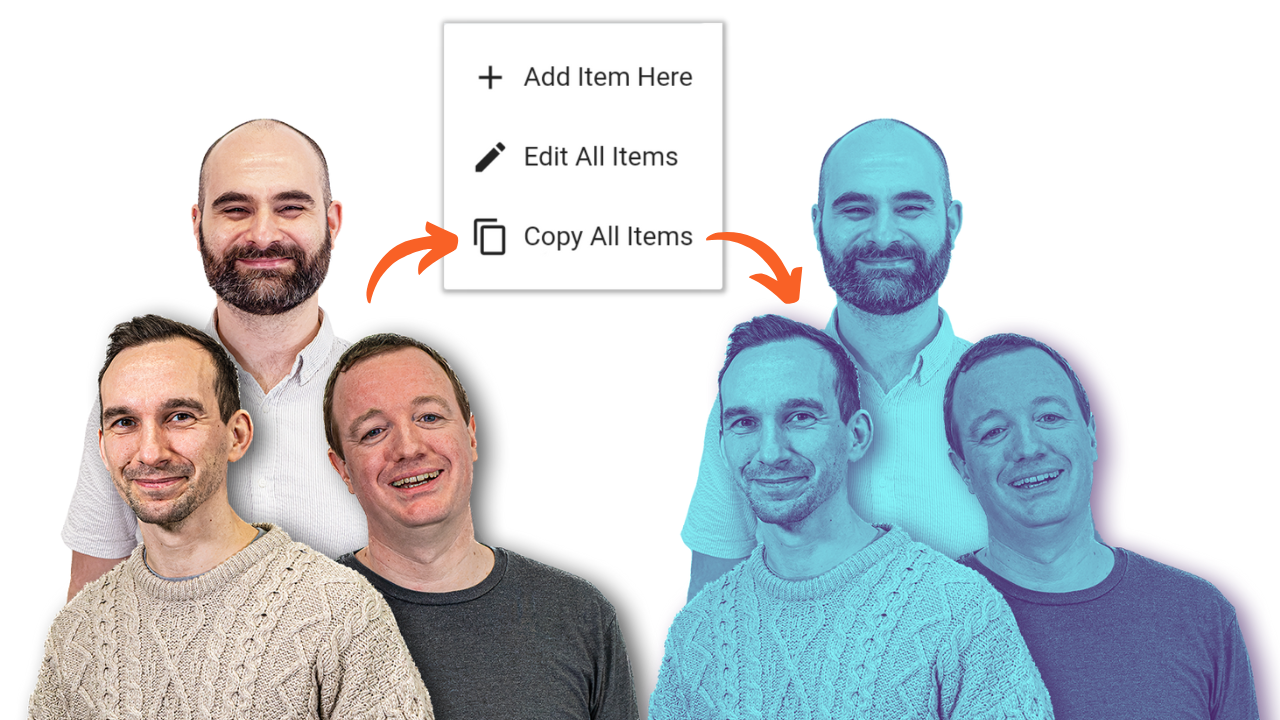 Copying Multiple Items - Flow Mobile Surveying