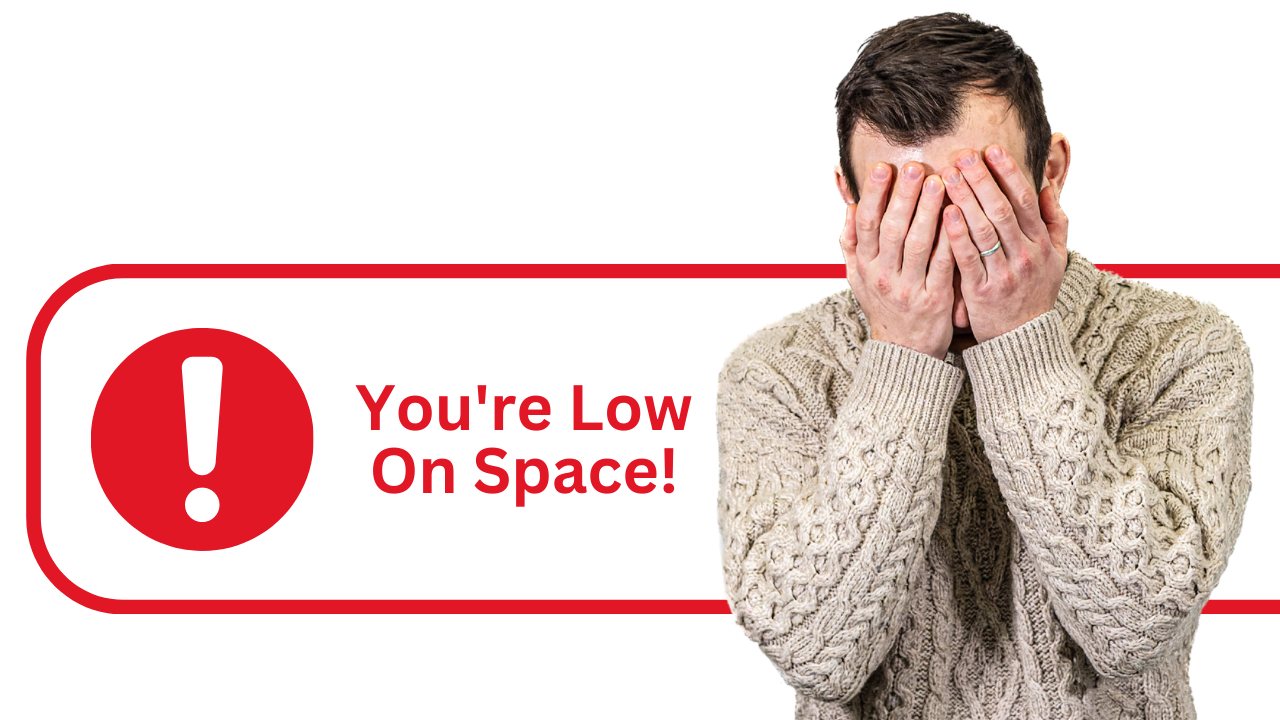 Understanding "You're Low on Space" Message - Flow Mobile Surveying