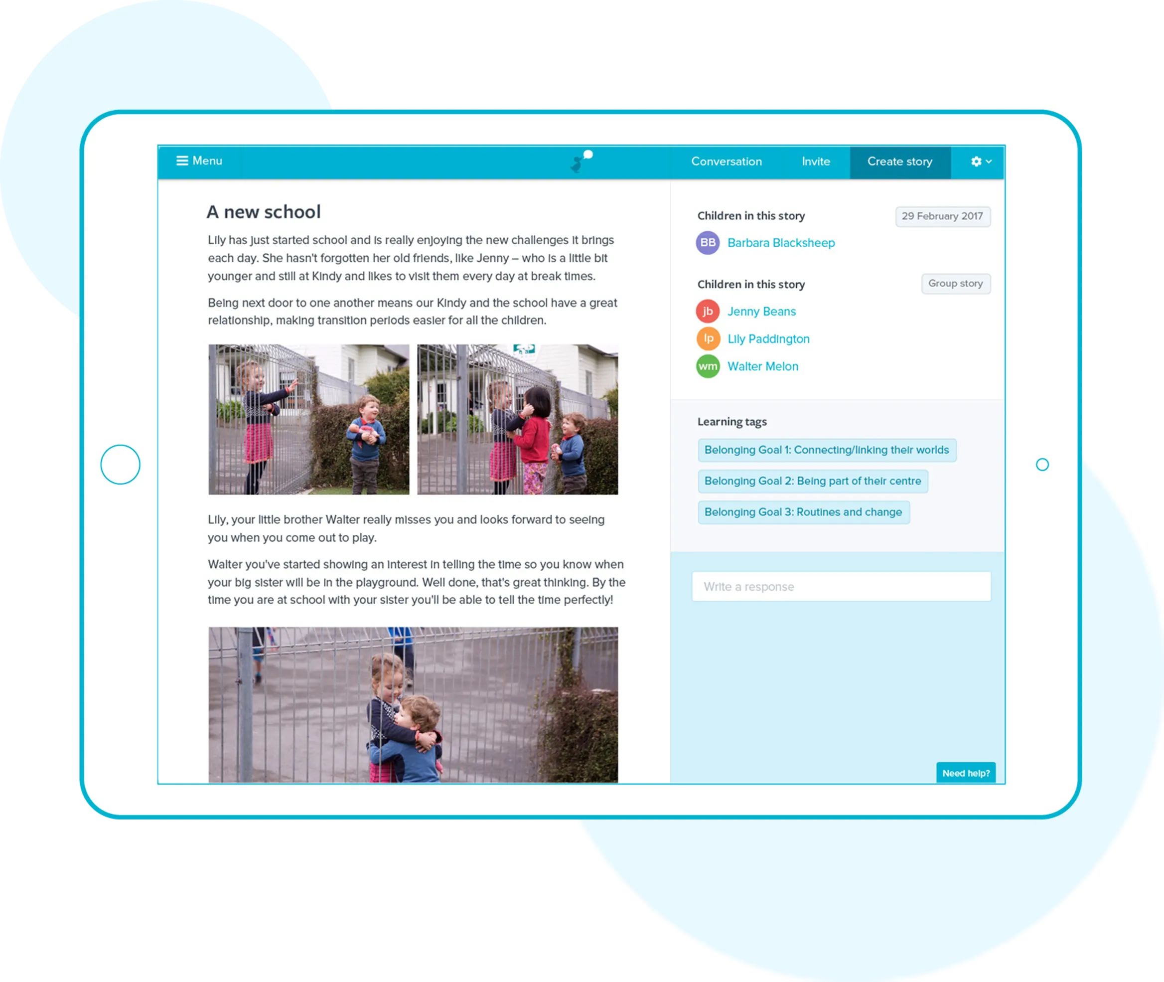 Document and support children's learning, together - Storypark