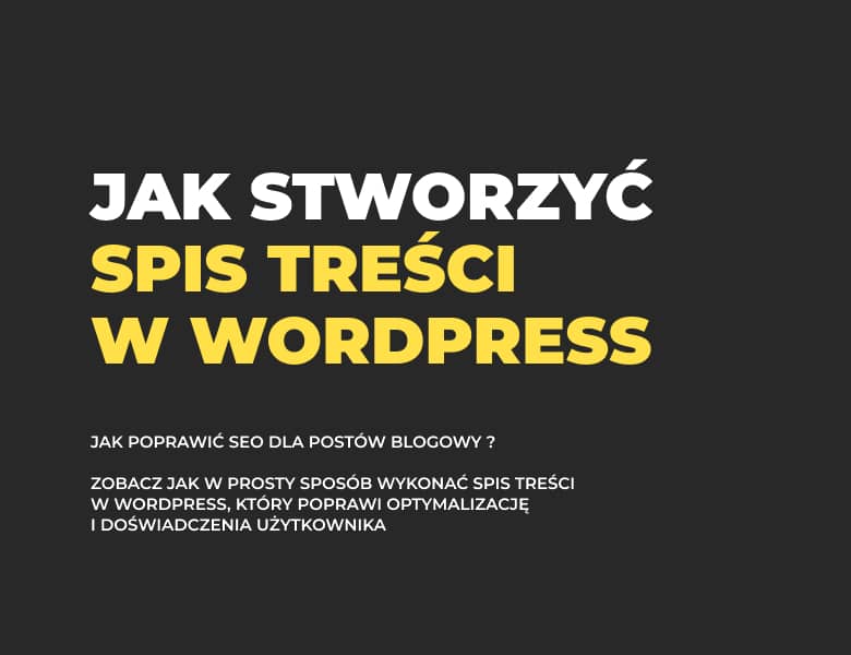 Jak zrobić spis treści na blogu Wordpress. Dlaczego jest on istotny z ...