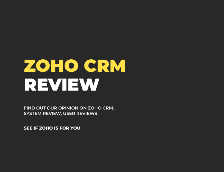 Zoho crm - review, key features, available integrations