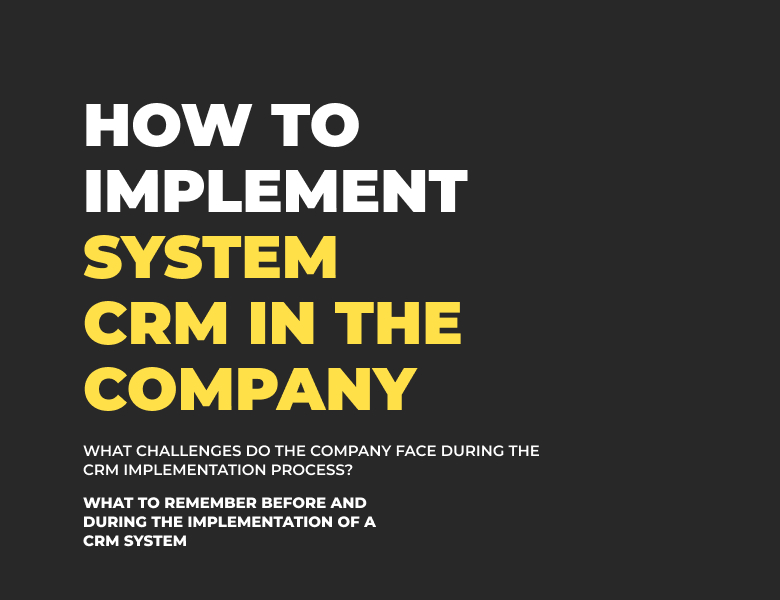How to implement CRM in your company