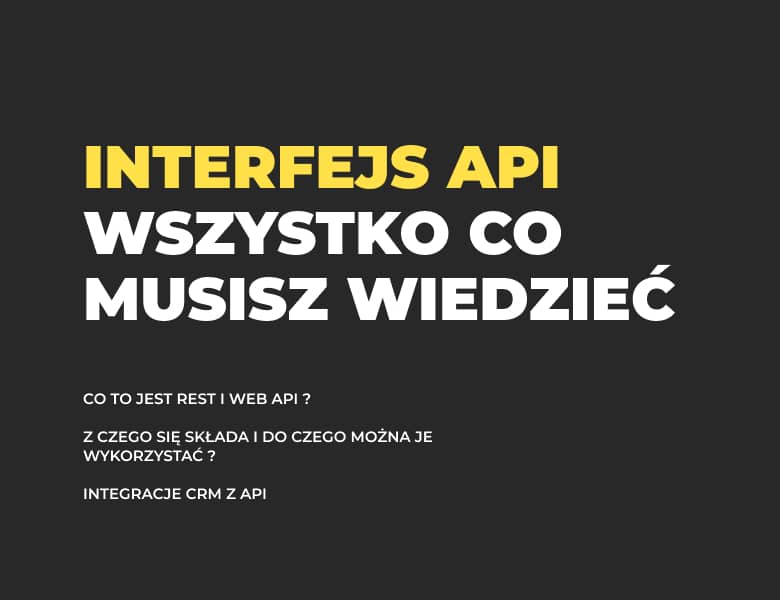 Co to jest API ? Typy i rodzaje