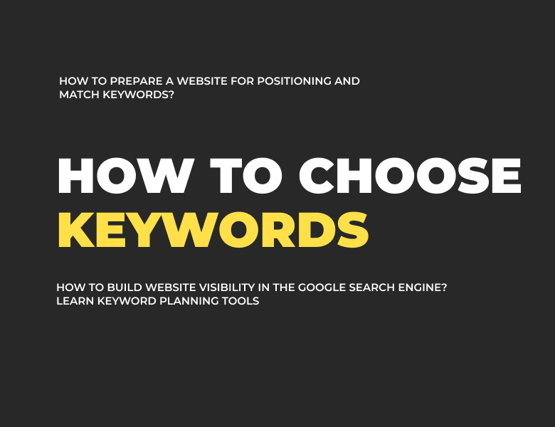 How to choose keywords in website positioning?