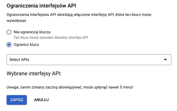 Jak zdobyć klucz API Google - Korzystanie Google Cloud Platform