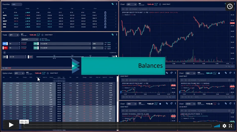 View account balances - MoneyBlock