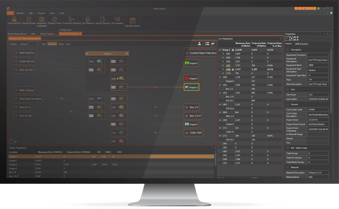 Mining Fleet | Dynamic Dispatch | Dispatching | Fleet Management ...