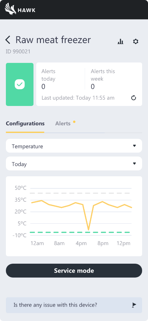 Intuitive & Consistent User Experience for Hawk Food Safety