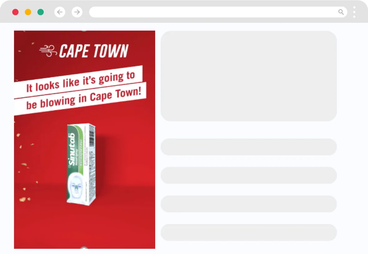 WeatherAds for Health & Pharma industry | WeatherAds