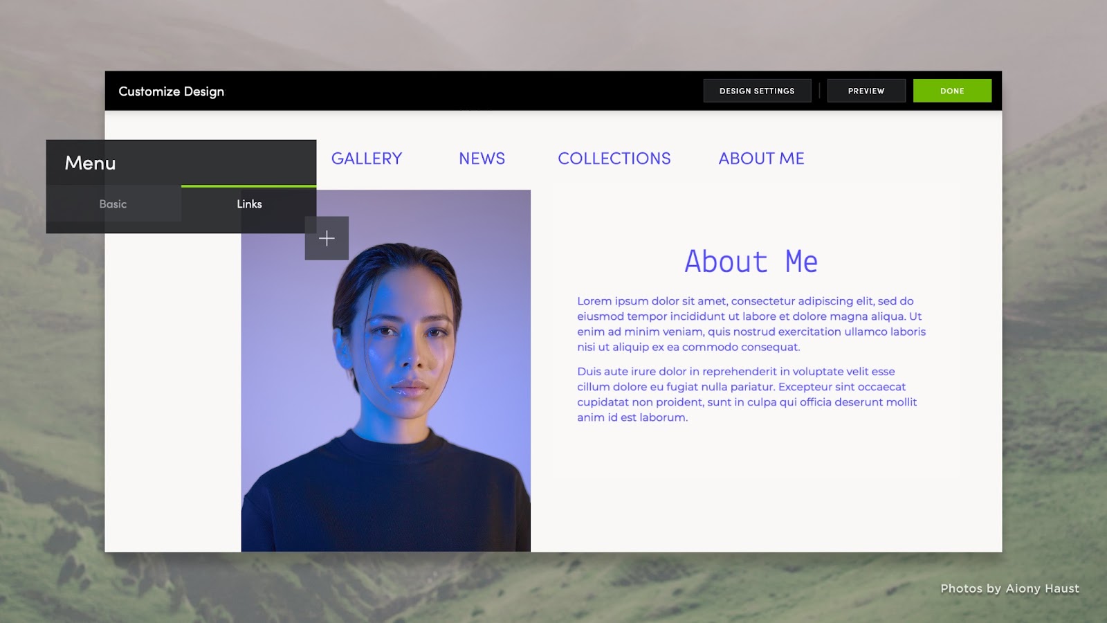 SmugMug Development Lab | Custom photo pages, no code required.
