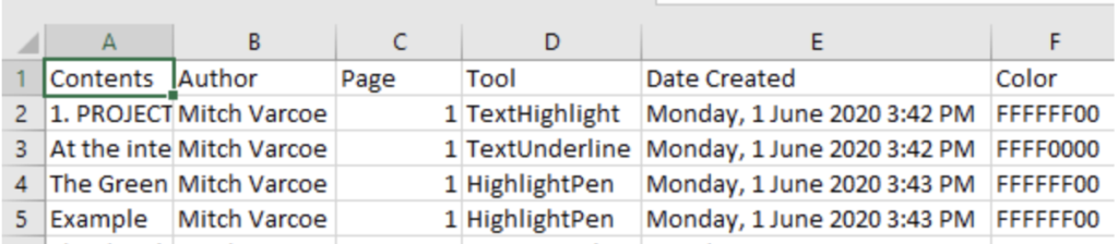 New in Drawboard PDF: Text Review Export | Drawboard