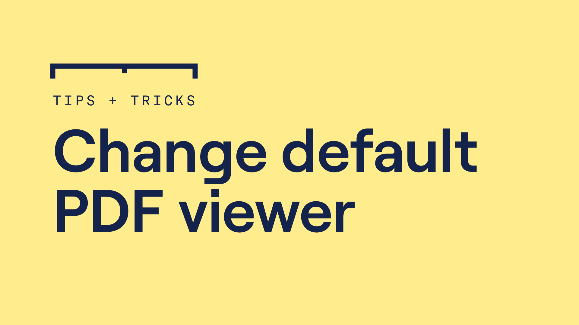How to change your default PDF viewer | Drawboard