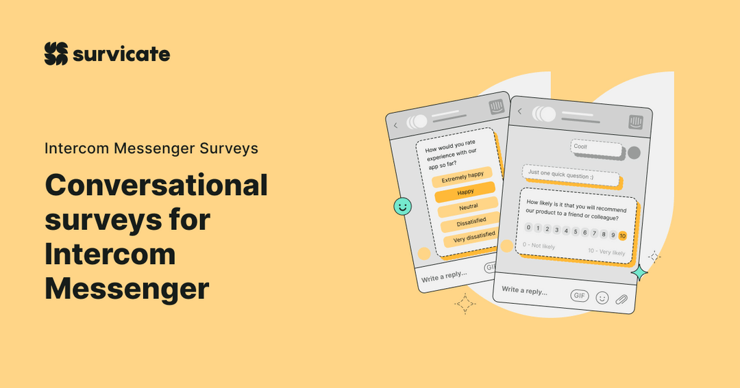 Intercom Messenger surveys | No Code Integration. Try free