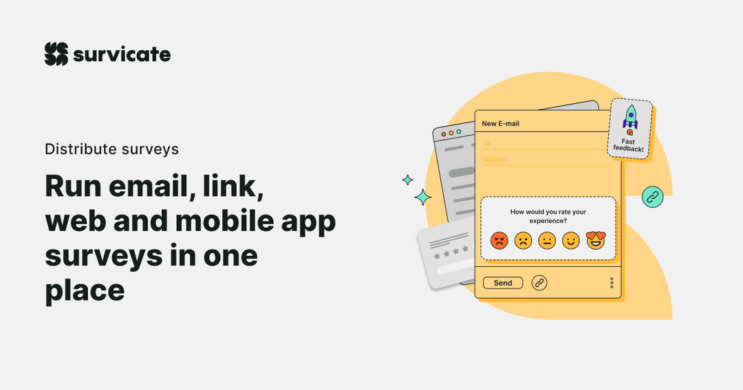 Distribute Surveys with Survicate 🚀 [Start Free]