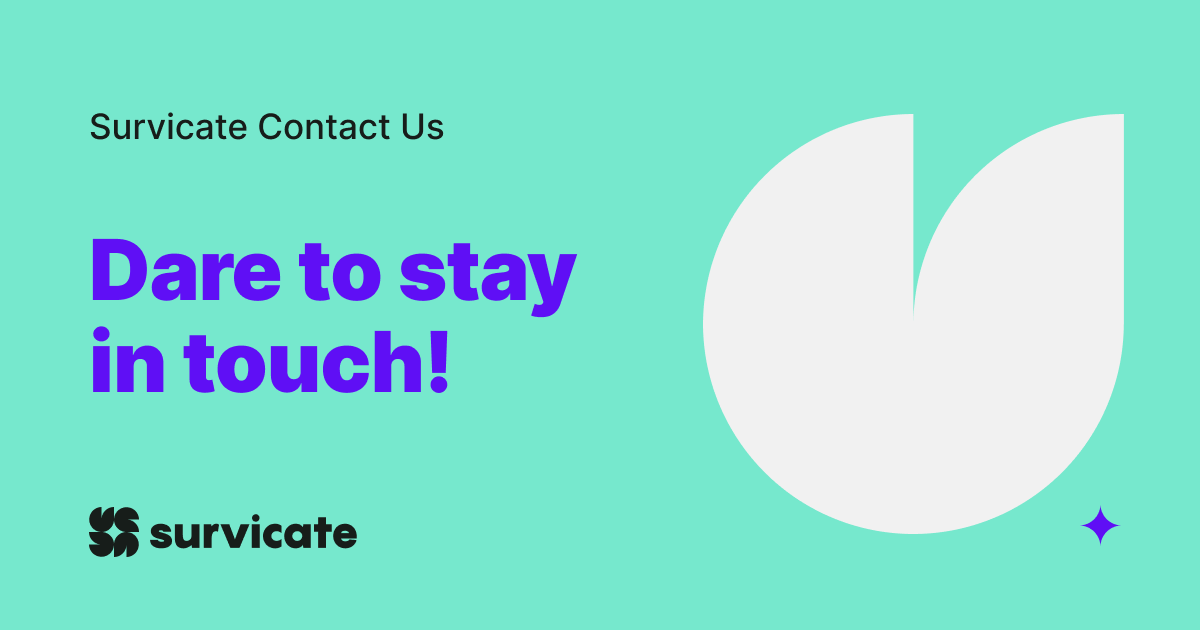 Contact Us | Survicate