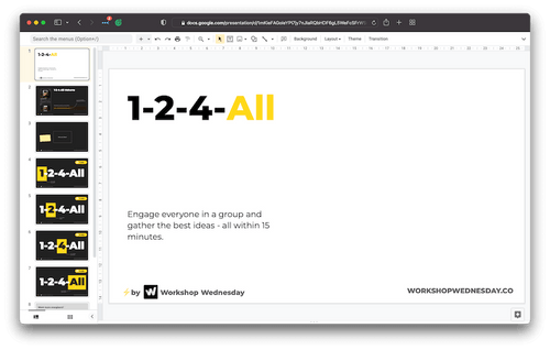 1-2-4-All: Four steps to get any group engaged and sharing
