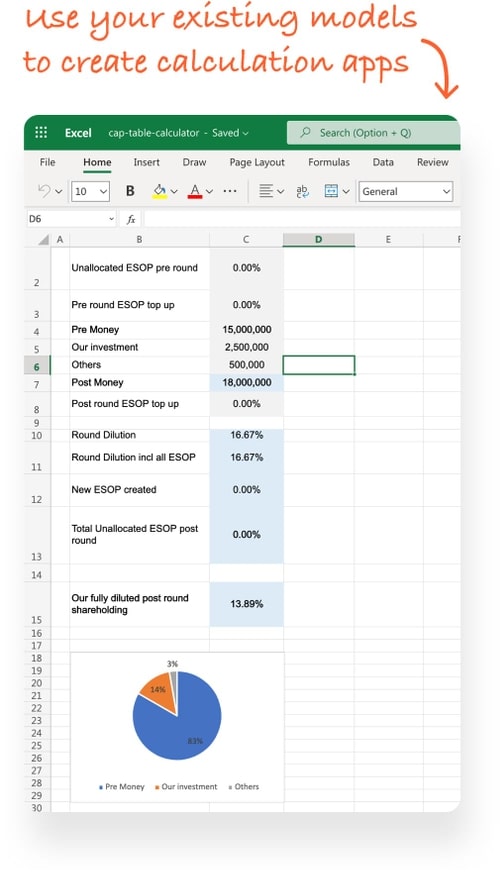 Build a calculation app from Excel [Tutorial guide]