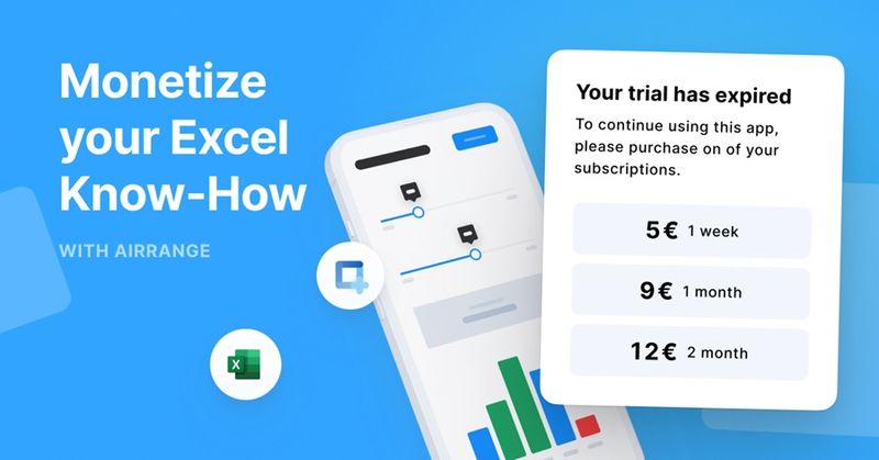 Transforming Excel Templates into Sustainable Subscriptions | Airrange