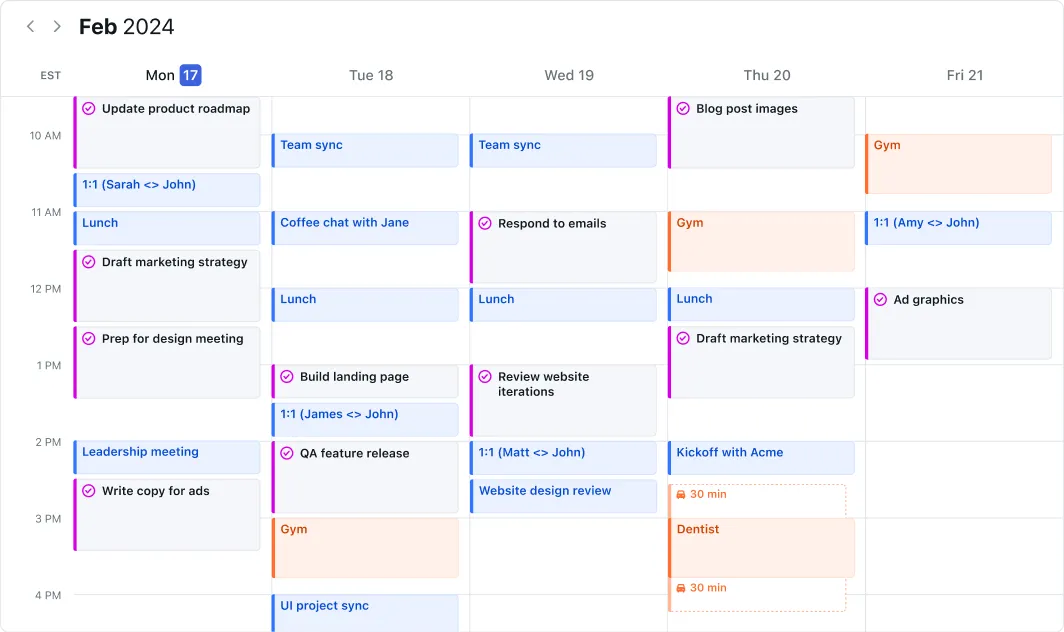 Motion | Meet Motion Calendar. Try it for Free