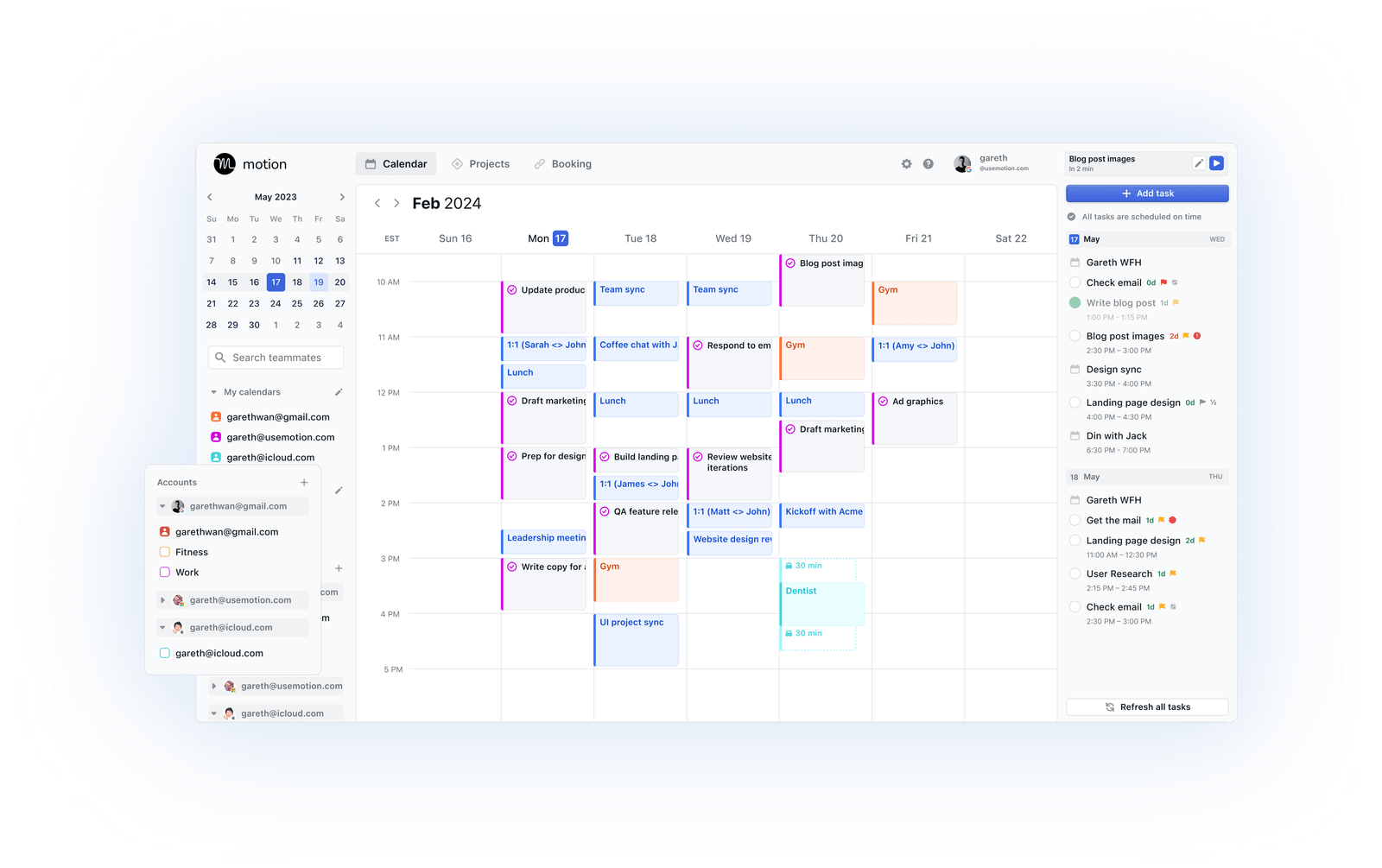 Motion | Meet Motion Calendar. Try it for Free