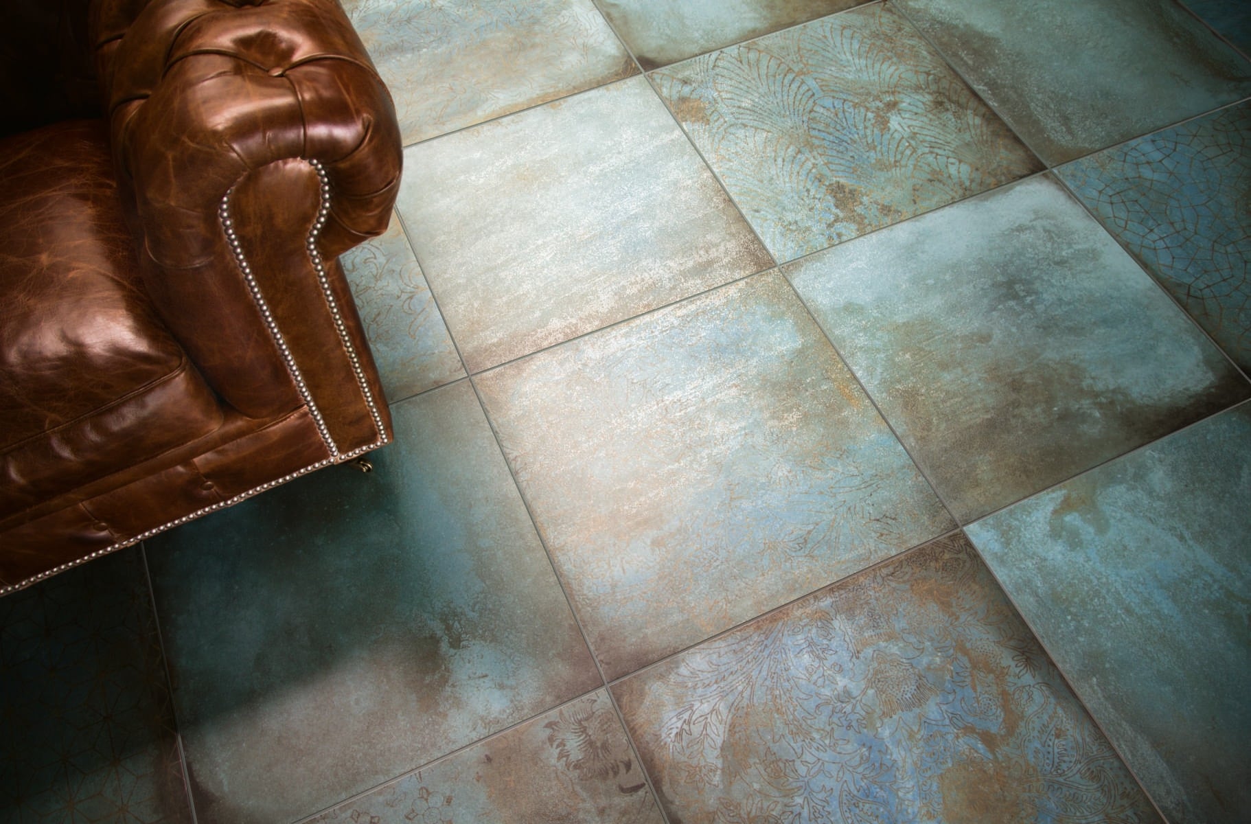 Alchemy Verdigris | Metal Effect Tiles | Porcelain Tiles