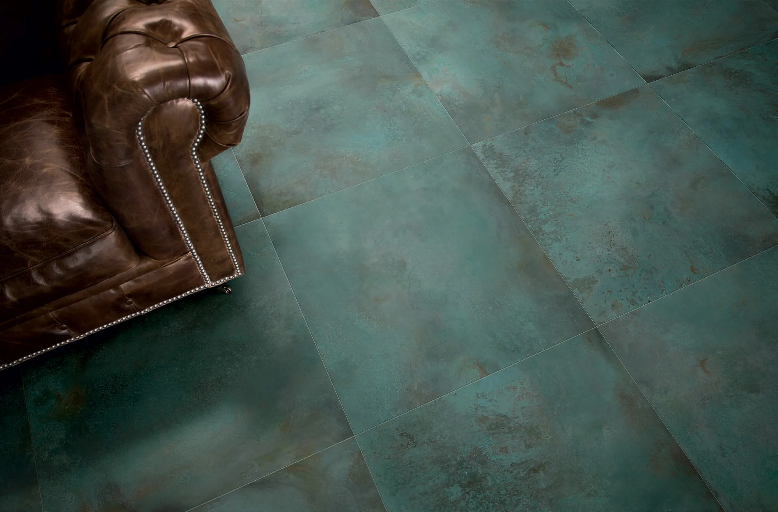 Alchemy Verdigris Tiles | Metal Effect Tiles