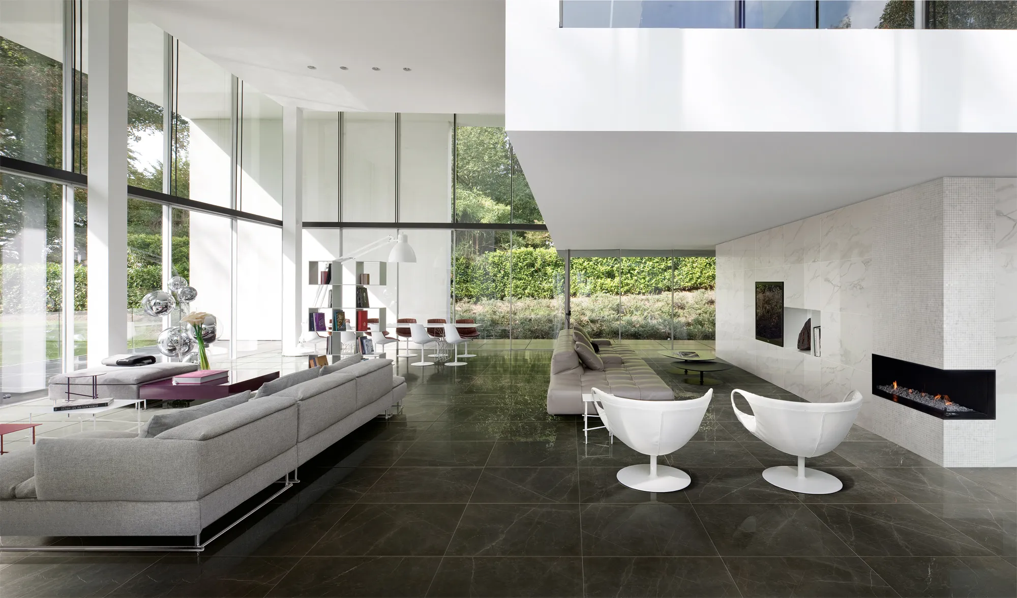 Naturals Graphite Slab Tiles | Marble Effect Tiles