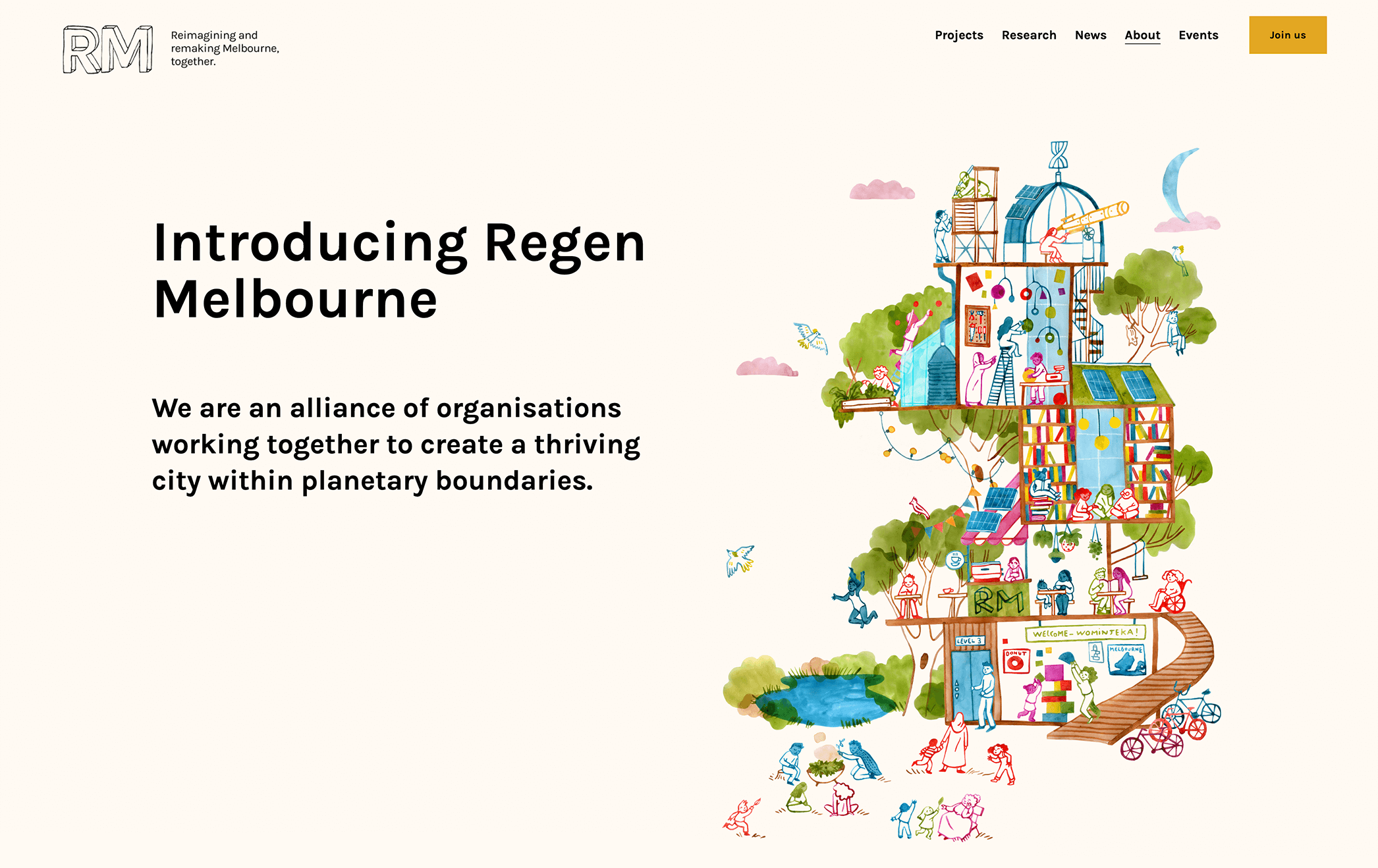 Regen Melbourne | Commercial Illustration by Amandine Thomas