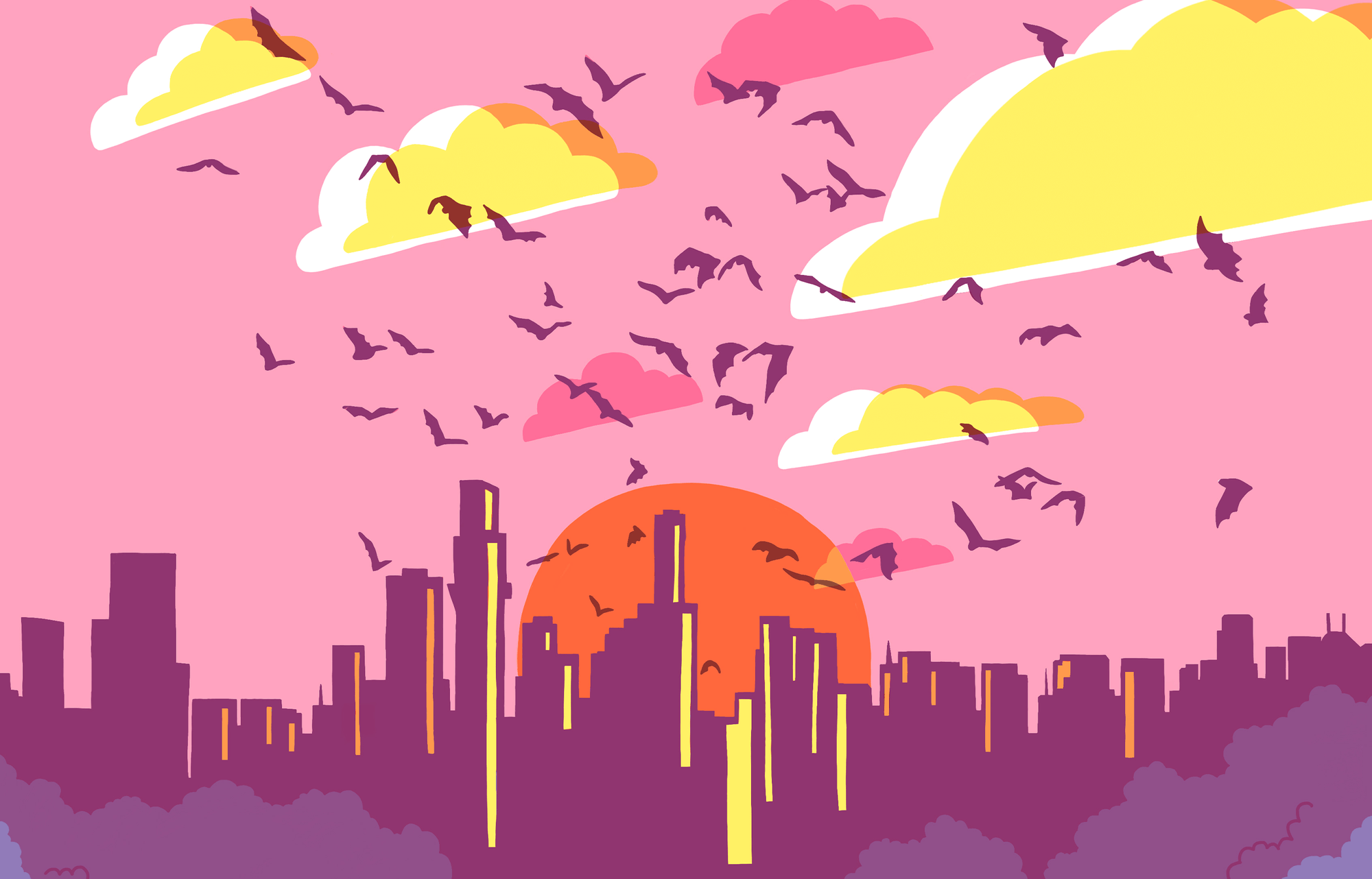 Glow Comic Trails | Commercial Illustration by Amandine Thomas