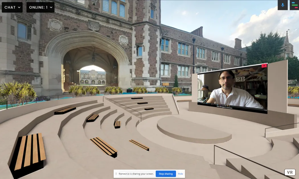 Frame - Immersive Meetings, Classes, Events
