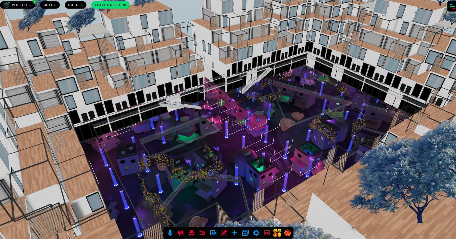 Frame - Immersive Meetings, Classes, Events