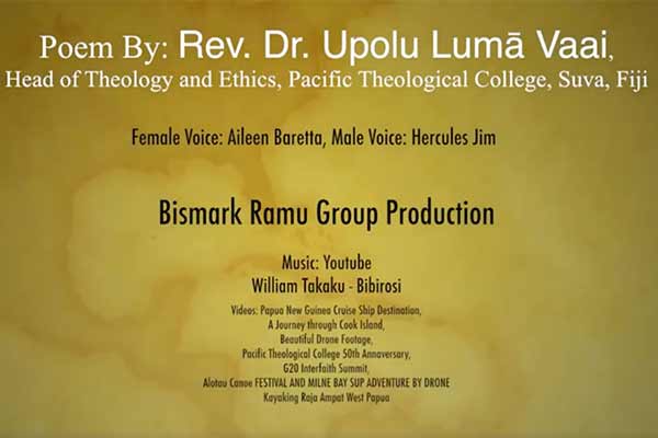 Poem by: Rev. Dr. Upolu Luma Vaai