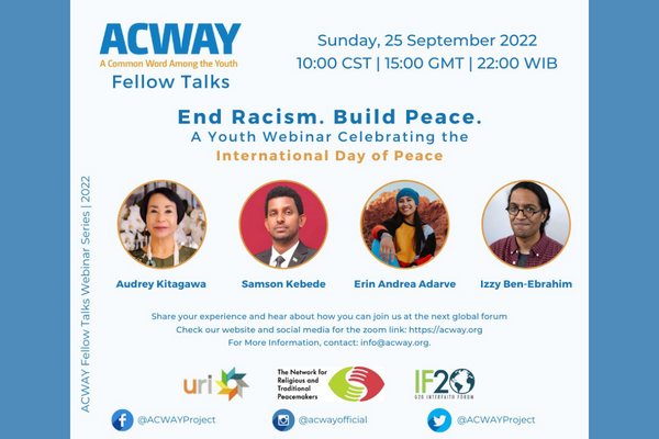 ACWAY Fellow Talks on "End Racism. Build Peace."