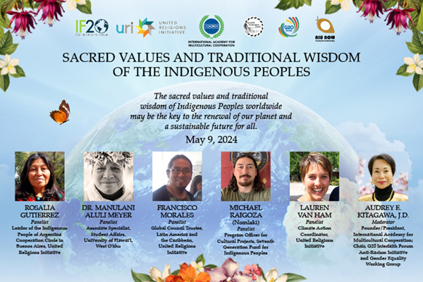 Sacred Values and Traditional Wisdom of the Indigenous Peoples