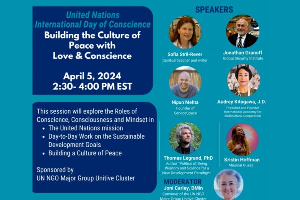 Building the Culture of Peace with Love and Conscience