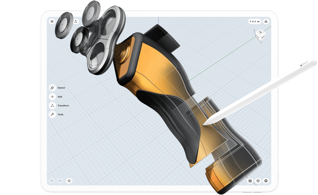 The World's Most Intuitive 3D Design App | Shapr3D